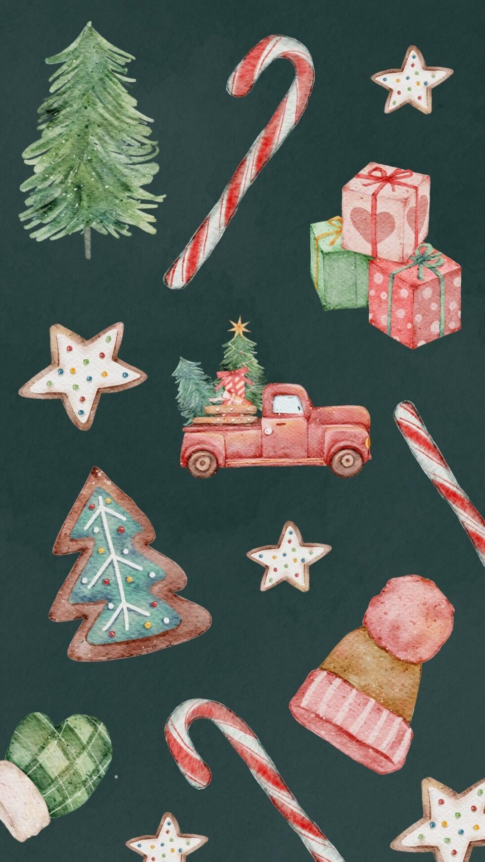 50+ Free Cute and Aesthetic Christmas Phone Wallpapers