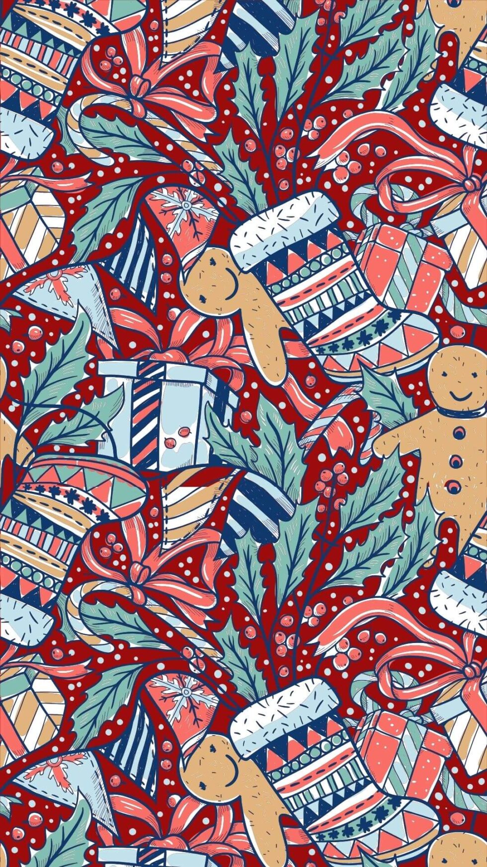 50+ Free Cute and Aesthetic Christmas Phone Wallpapers