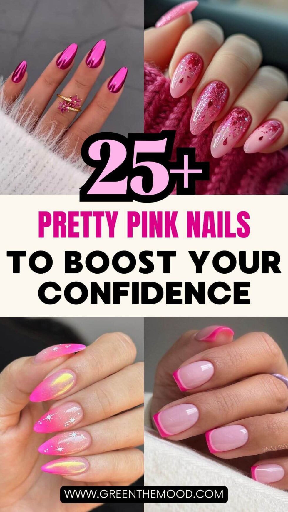 25+ Pretty Pink Nails That Will Boost Your Confidence and Happyness