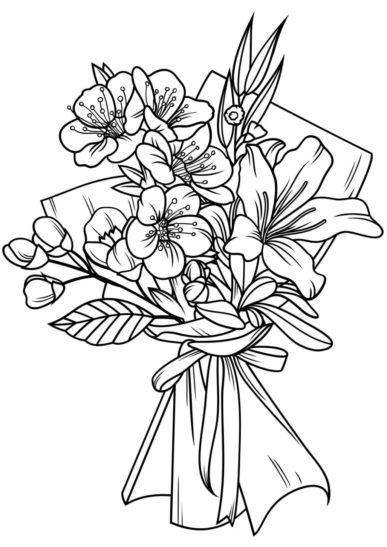 25 Cute and Aesthetic Spring Coloring Pages for All Ages (Free PDF ...