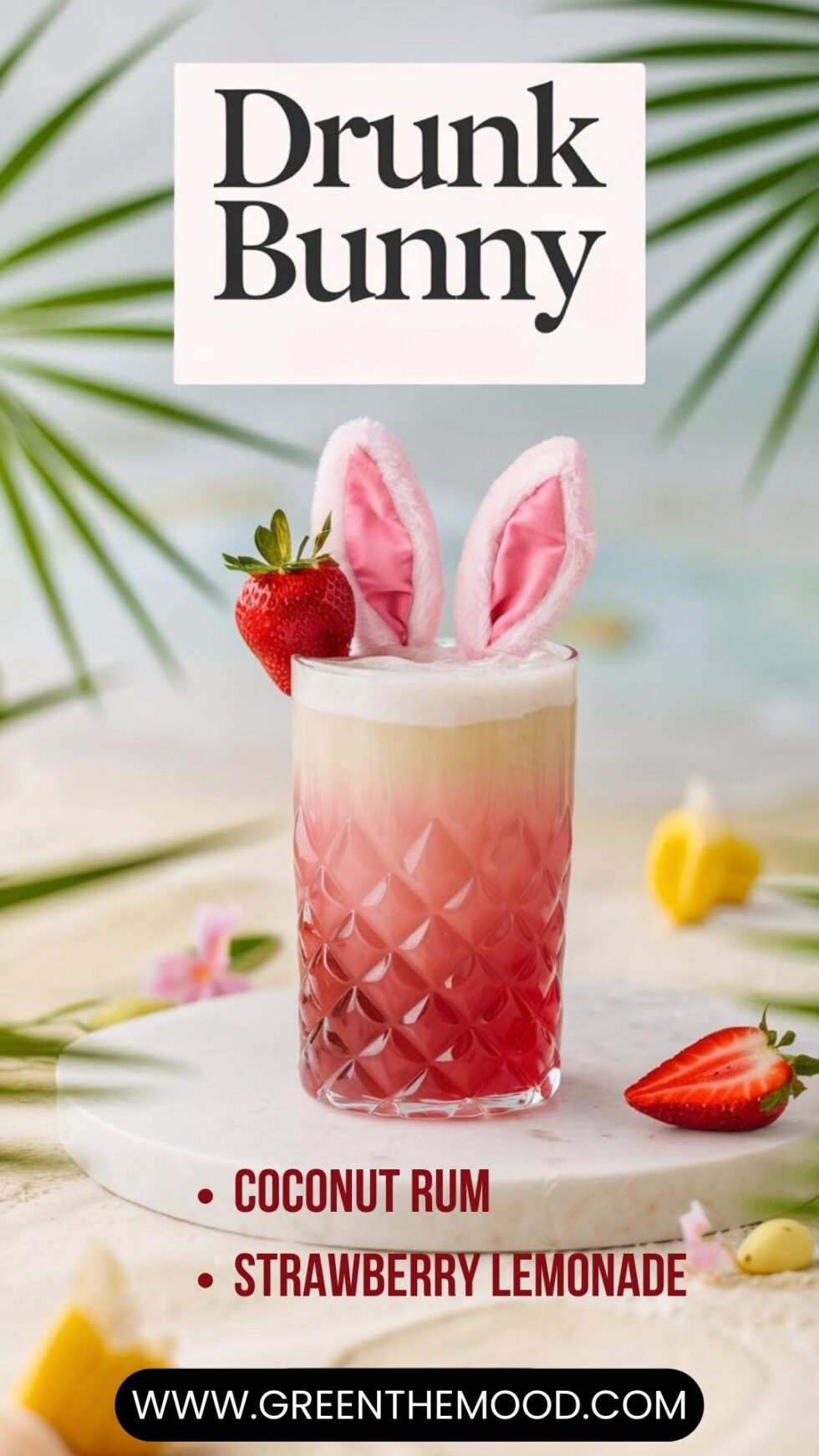 Drunk Bunny Cocktail-The Cutest Easter Drink For Your Guests
